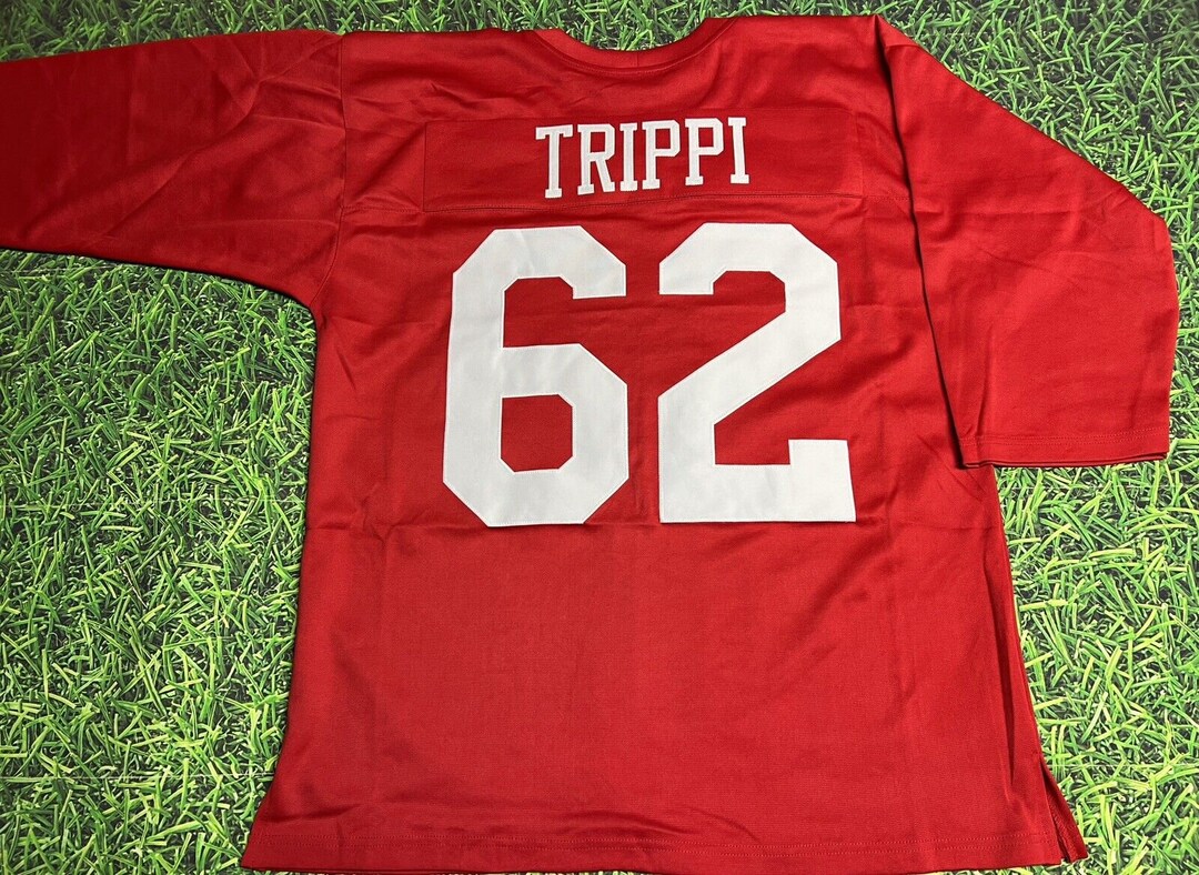Trippi Chicago Red 3/4 Sleeve Custom Jersey Stitched Football New No ...
