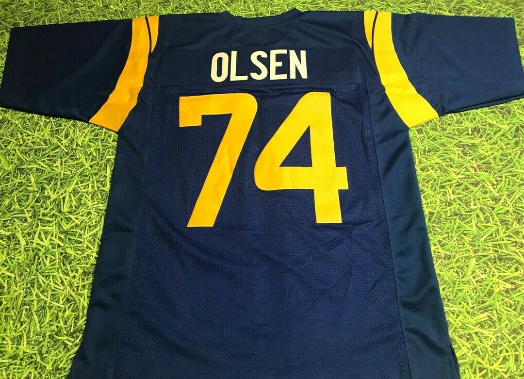Olsen Los Angeles Blue Custom Jersey Stitched Football New No Brand/no ...