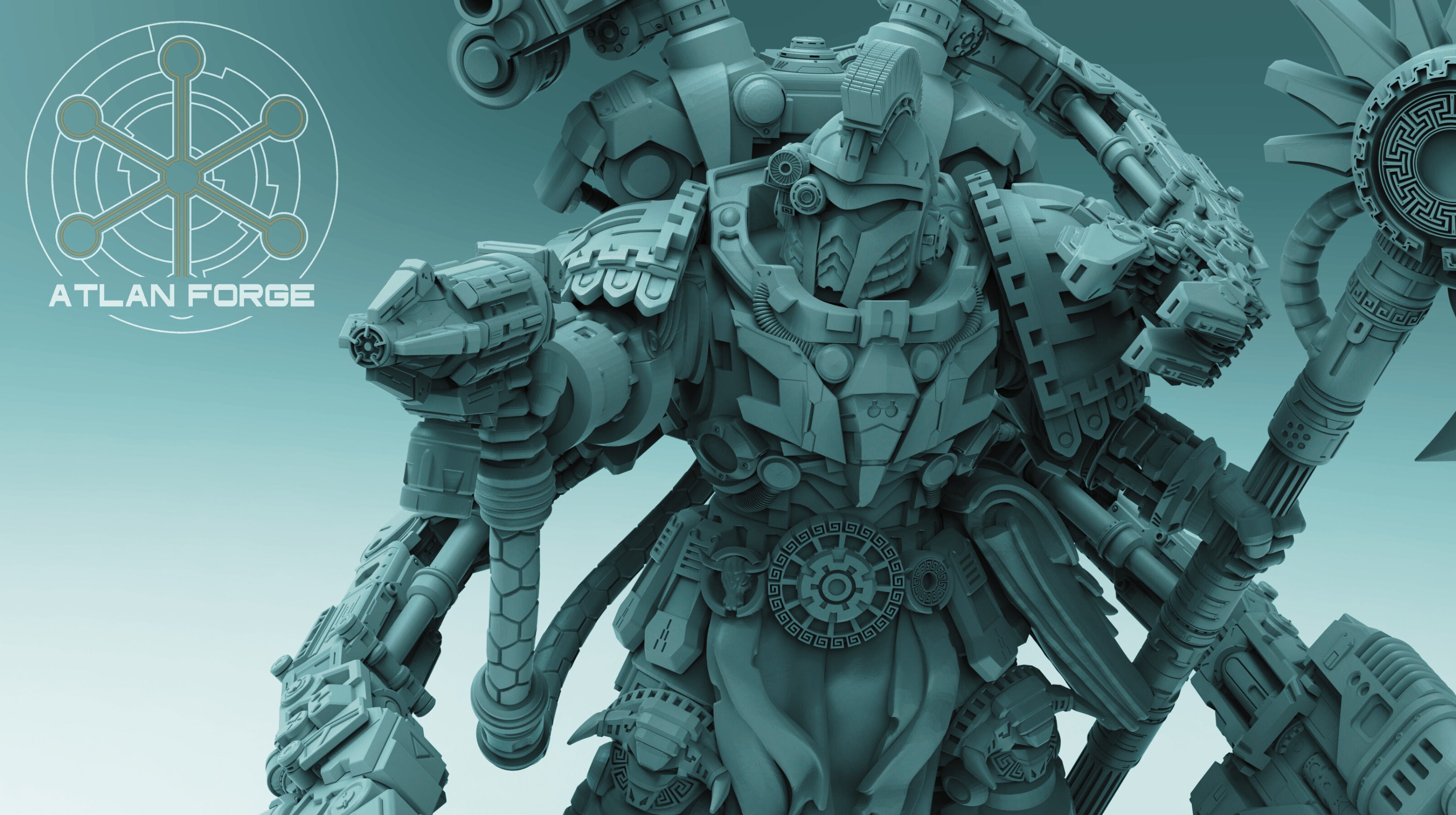 Minoan Archimedae by Atlan Forge Tabletop 3D Print TTRPG 8K Miniature ...