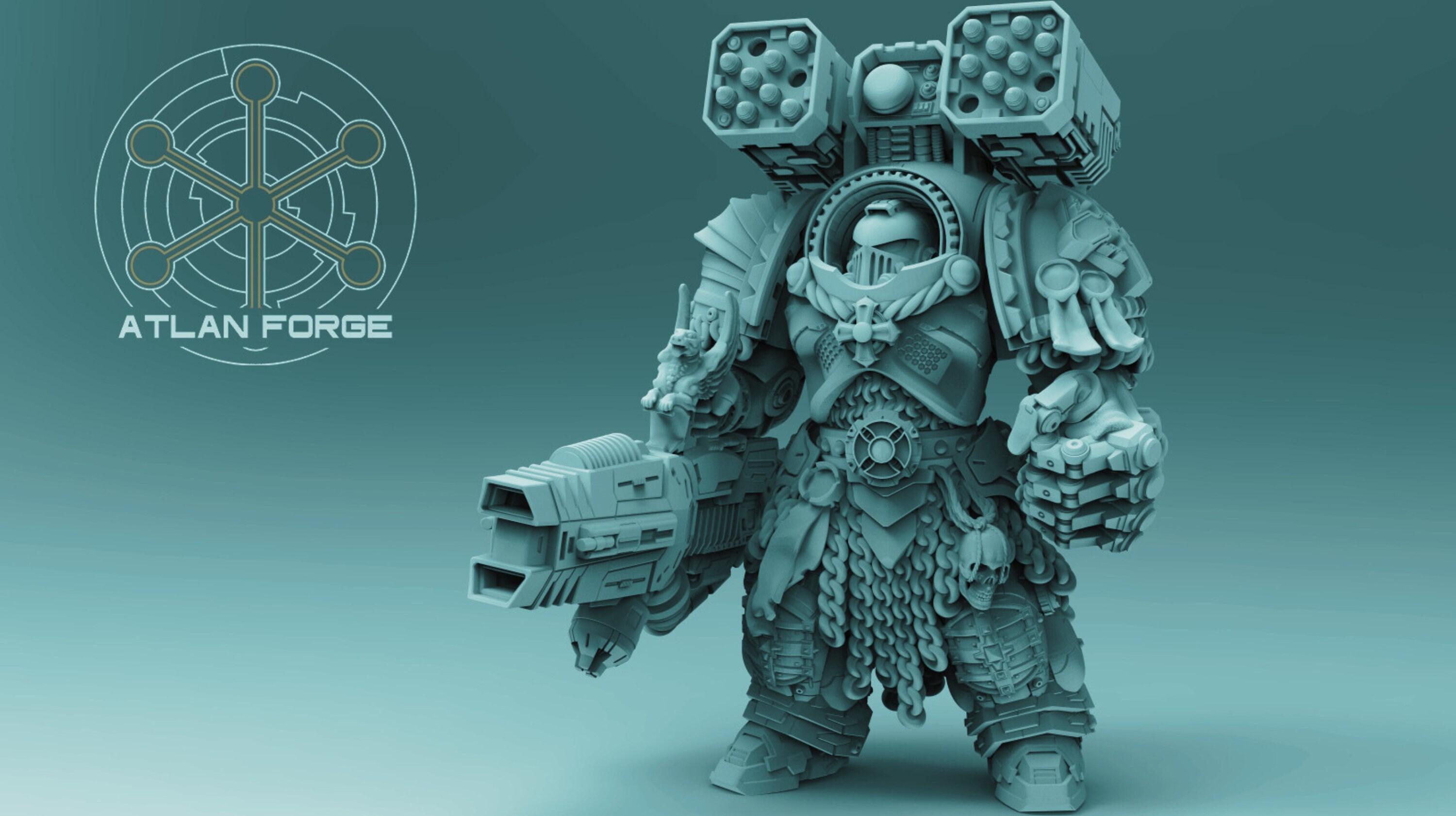 Templar Crusaders by Atlan Forge Tabletop 3D Print TTRPG 8K Miniature ...