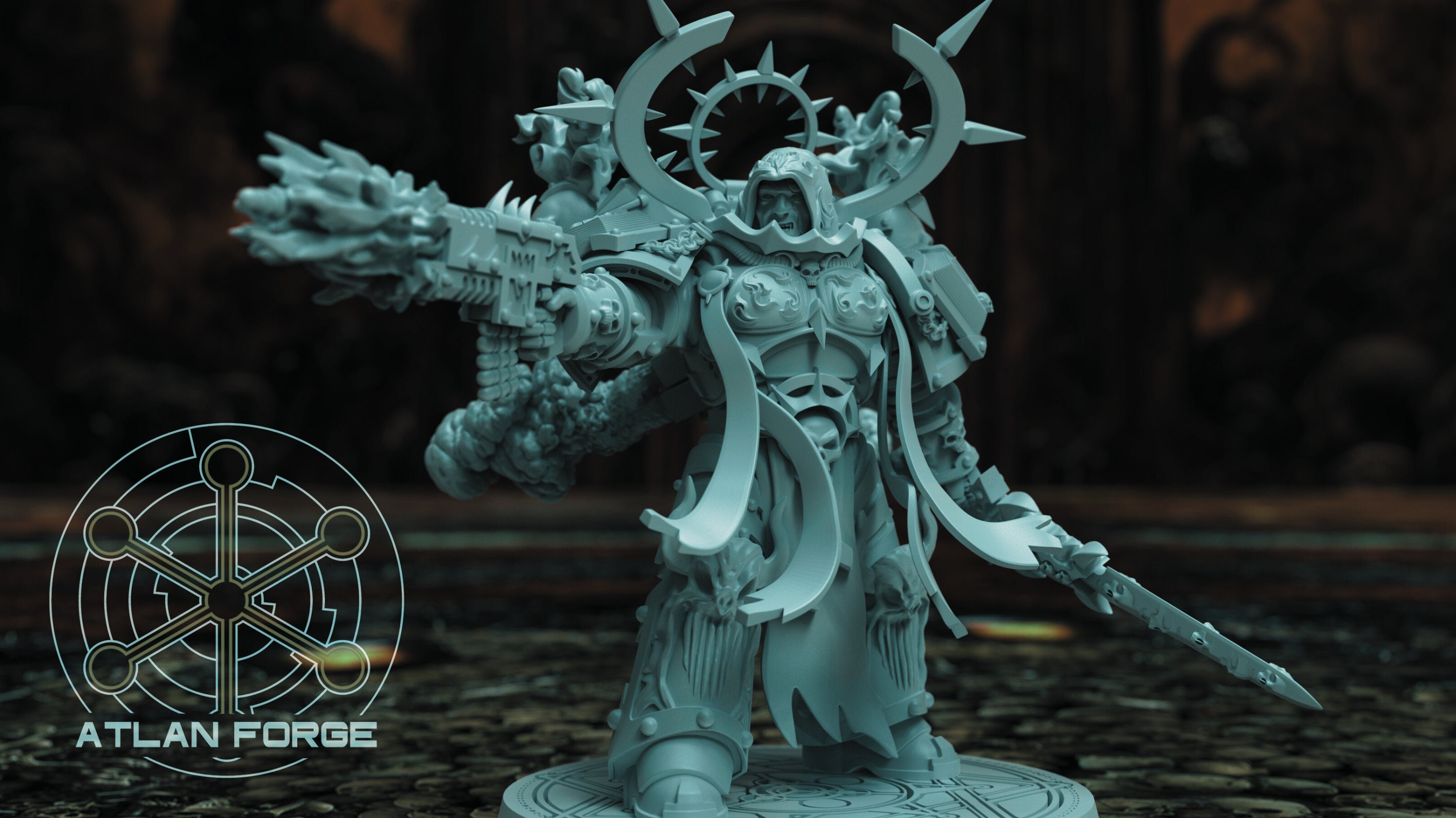 Dark Disciple of Hades par Atlan Forge Tabletop 3D Print TTRPG 8K ...