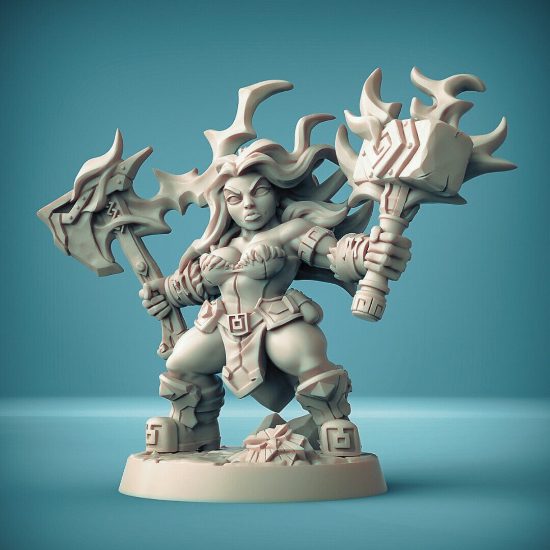 Dwarves Dwarven Oathbreakers Artisan Guild Tabletop 3D Print TTRPG 8K Miniature Dwarf 32mm - Etsy