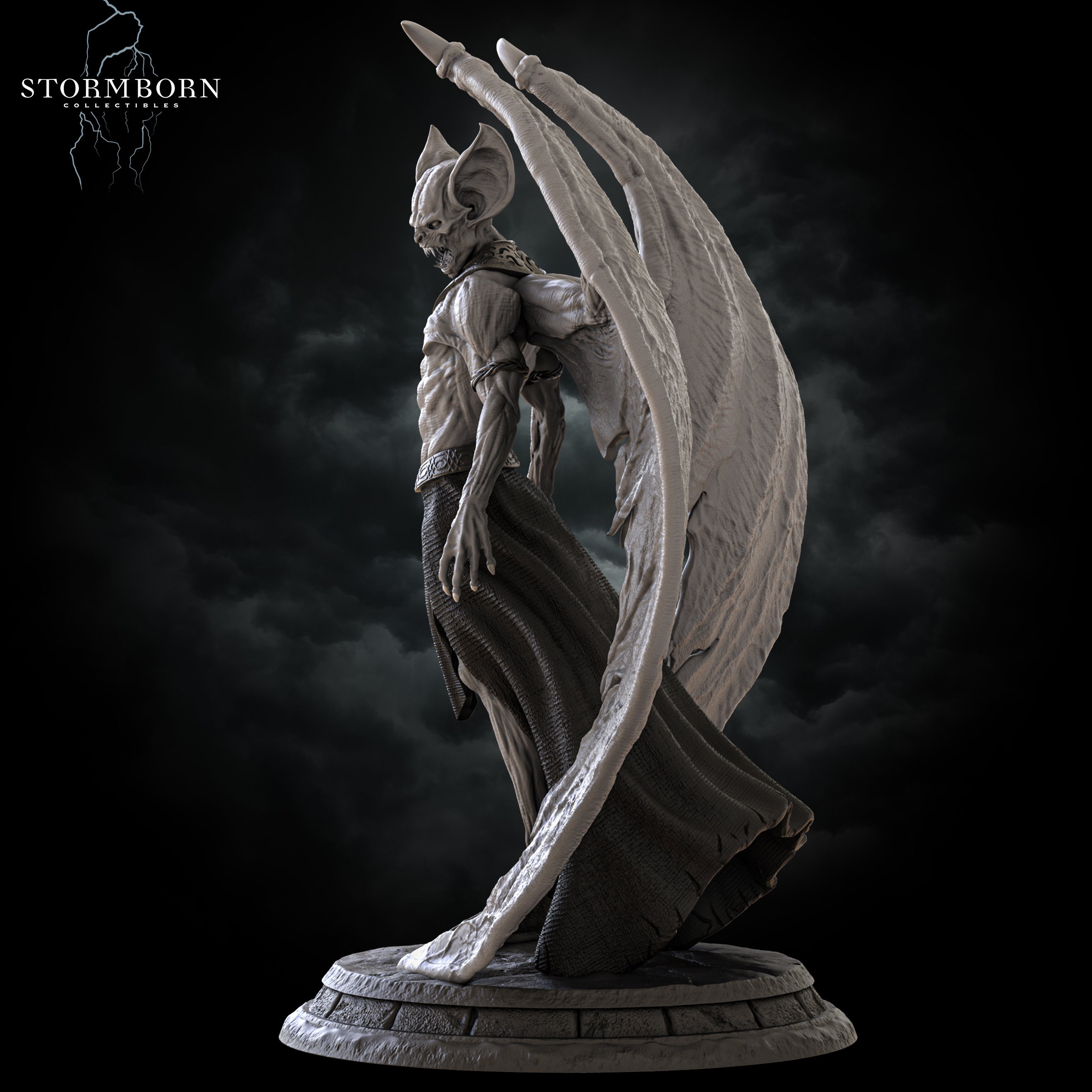 8K Miniature Vampire Lord by Stormborn Tabletop 3D Print TTRPG - Etsy