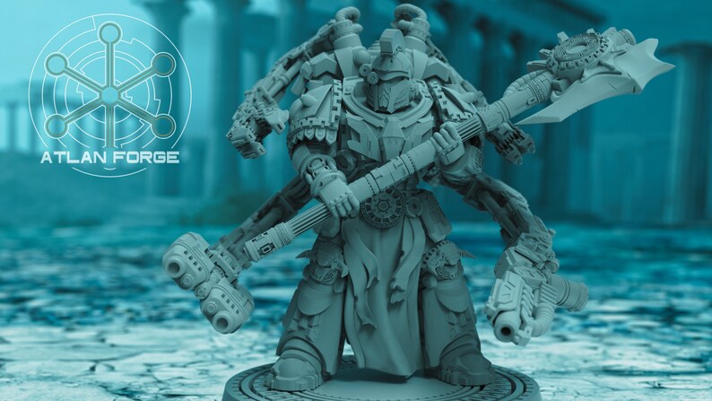 Minoan Archimedae by Atlan Forge Tabletop 3D Print TTRPG 8K Miniature ...