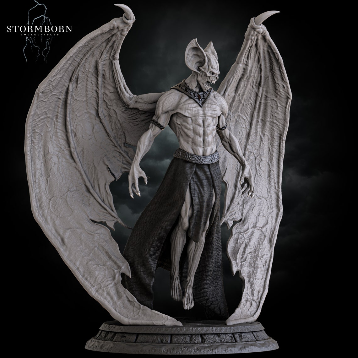 8K Miniature Vampire Lord by Stormborn Tabletop 3D Print TTRPG - Etsy