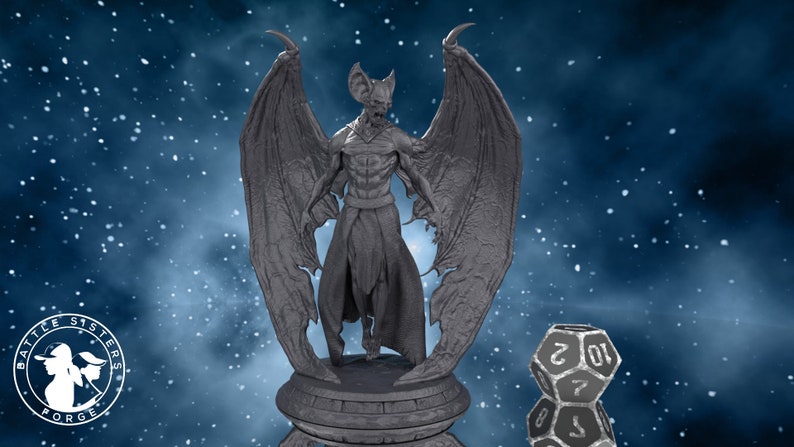 8K Miniature Vampire Lord by Stormborn Tabletop 3D Print TTRPG - Etsy