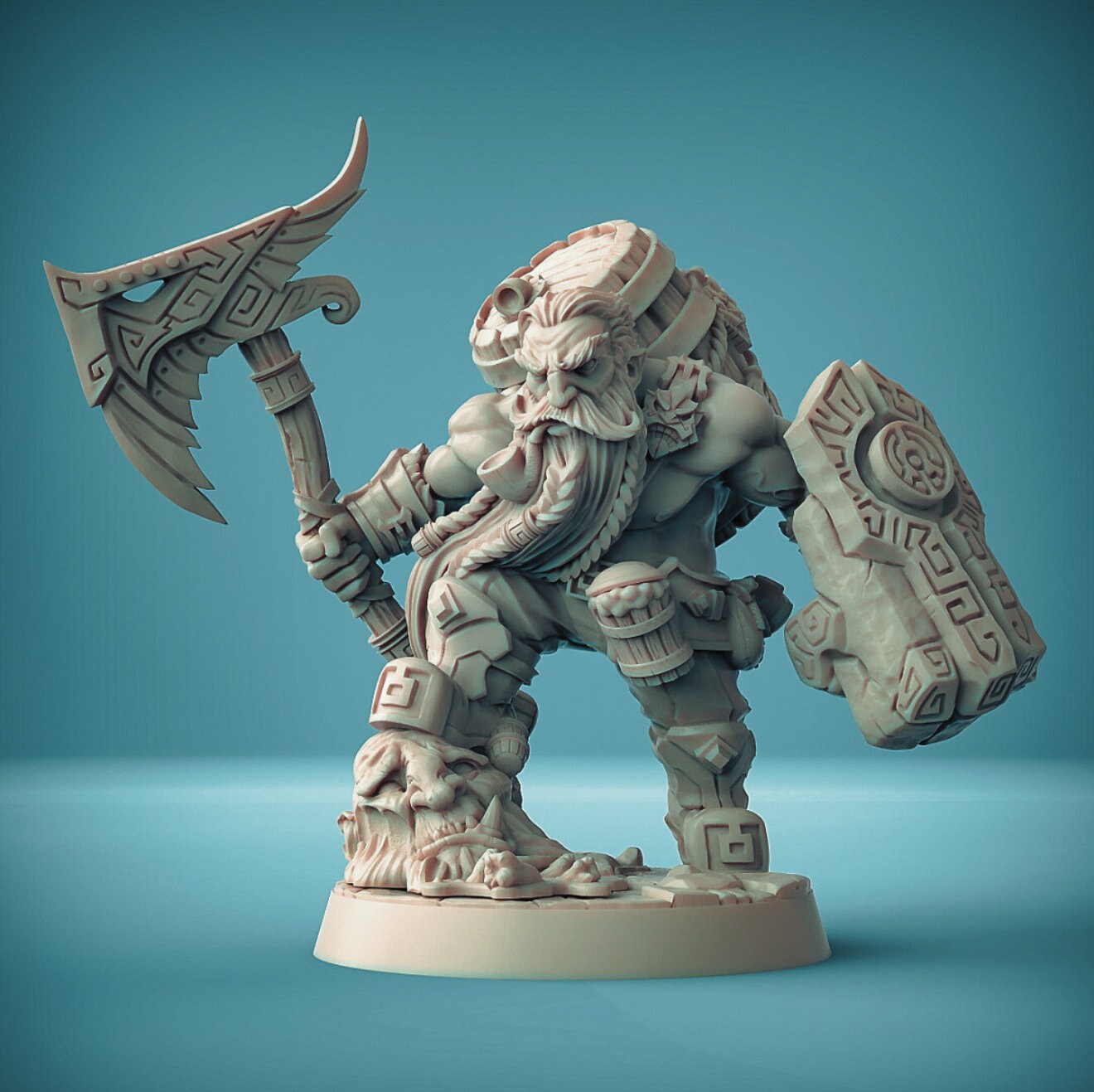 Dwarves Dwarven Oathbreakers Artisan Guild Tabletop 3D Print TTRPG 8K Miniature Dwarf 32mm - Etsy
