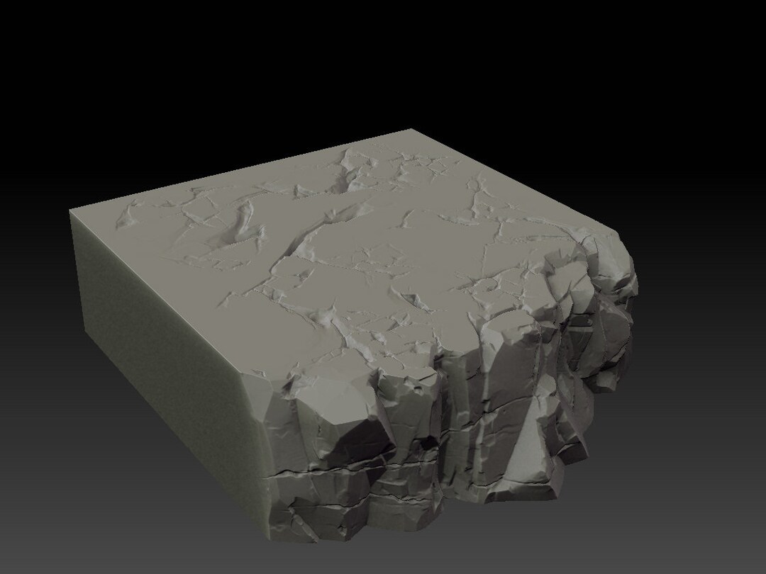 Plateau 2 Inch High Straight Stone Trove Terrain Scenery - Etsy