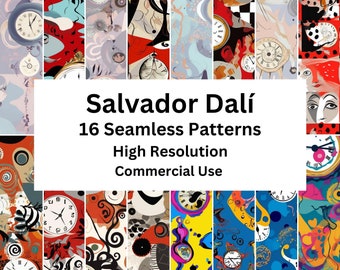 16 Pablo Picasso Inspired Seamless Patterns, Digital Papers, Seamless ...