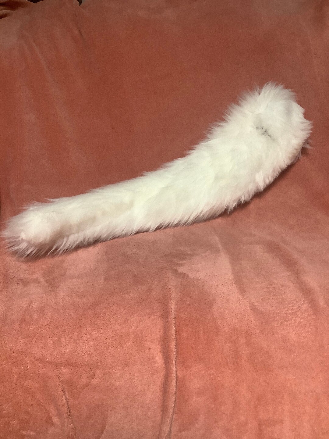 White Fluffy Fursuit Tail - Etsy