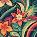 Stunning High Resolution 4000 X 4000, 300 PPI Hawaiian 10-pack, Digital ...