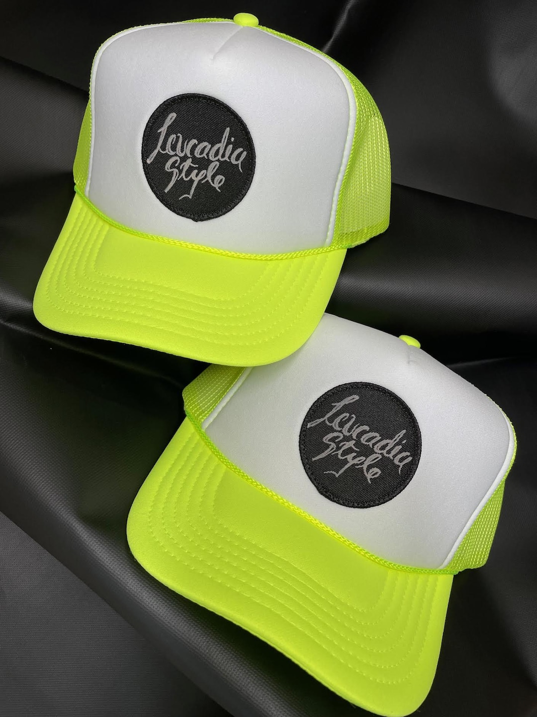 Neon Yellow Leucadia Style Hat - Etsy