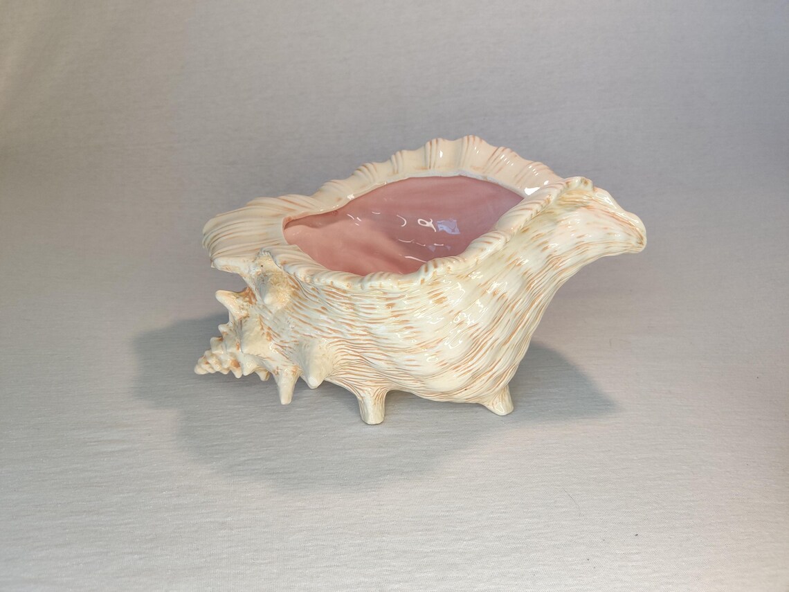 Vintage Conch Shell Ceramic Art Atlantic Mold - Etsy