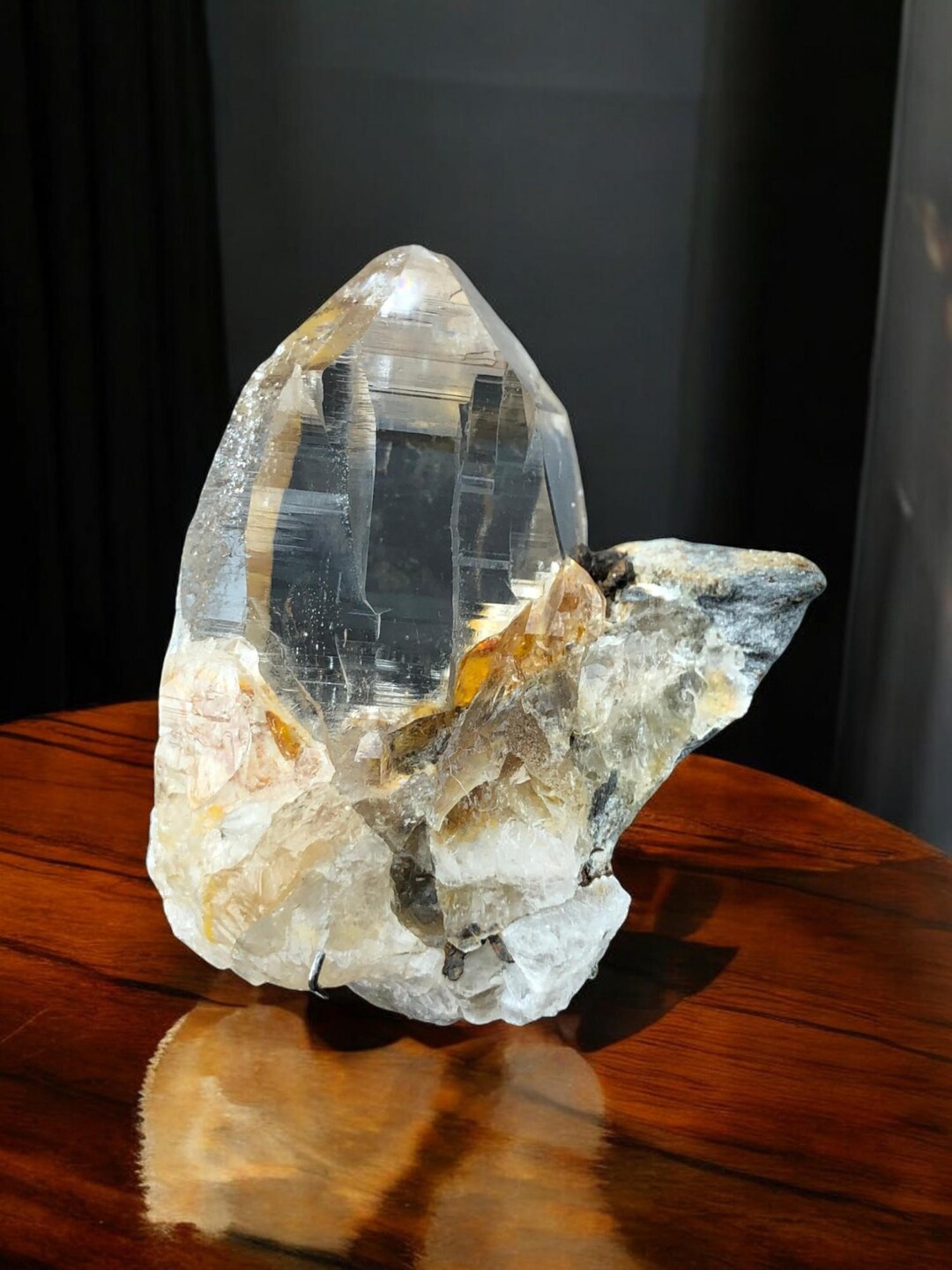 21.4 Gram Natural Full Terminated Clear Quartz Crystal From Hashupi ...