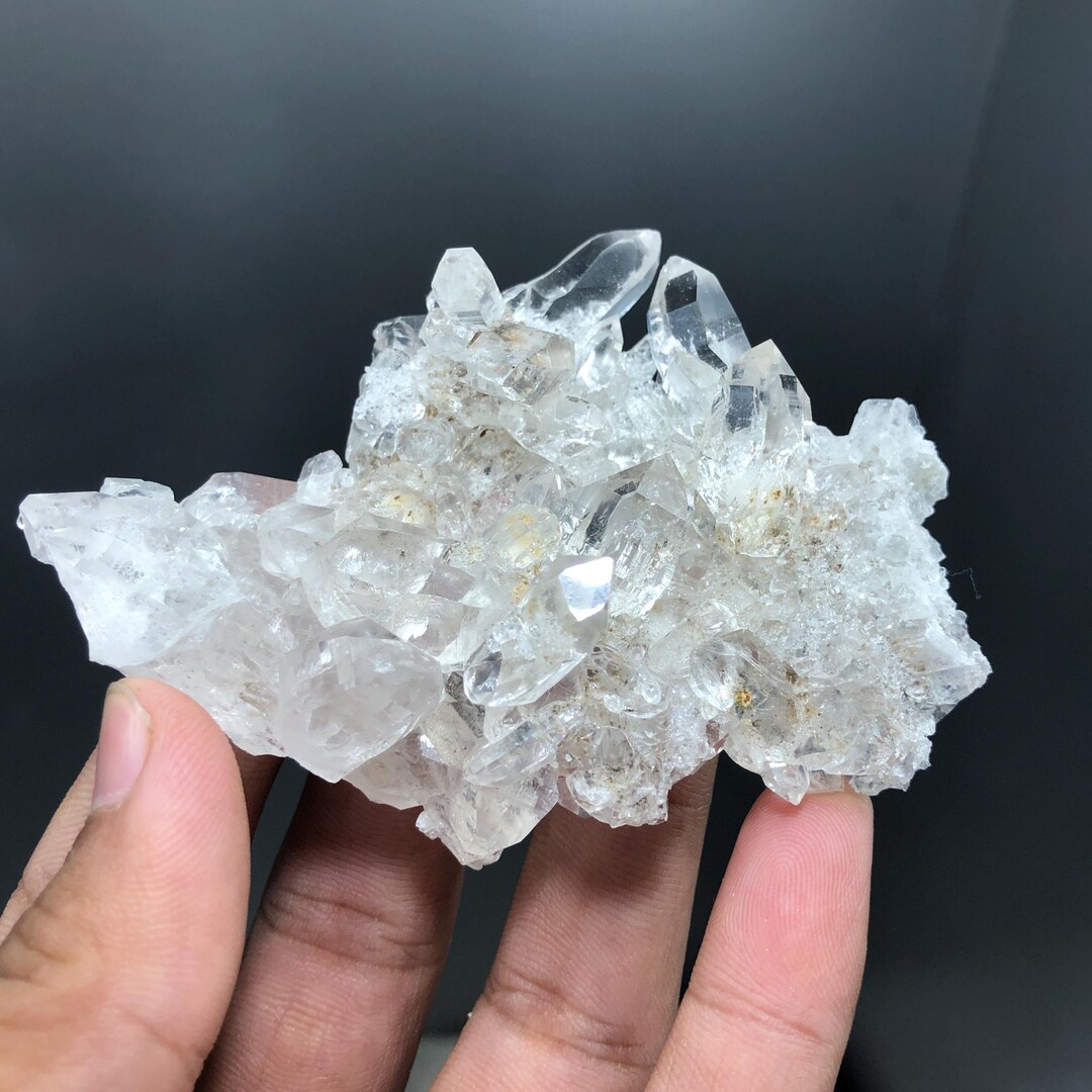 73 Gram Natural Undamaged Clear Quartz Crystals Bunch From Hashupi Mine ...