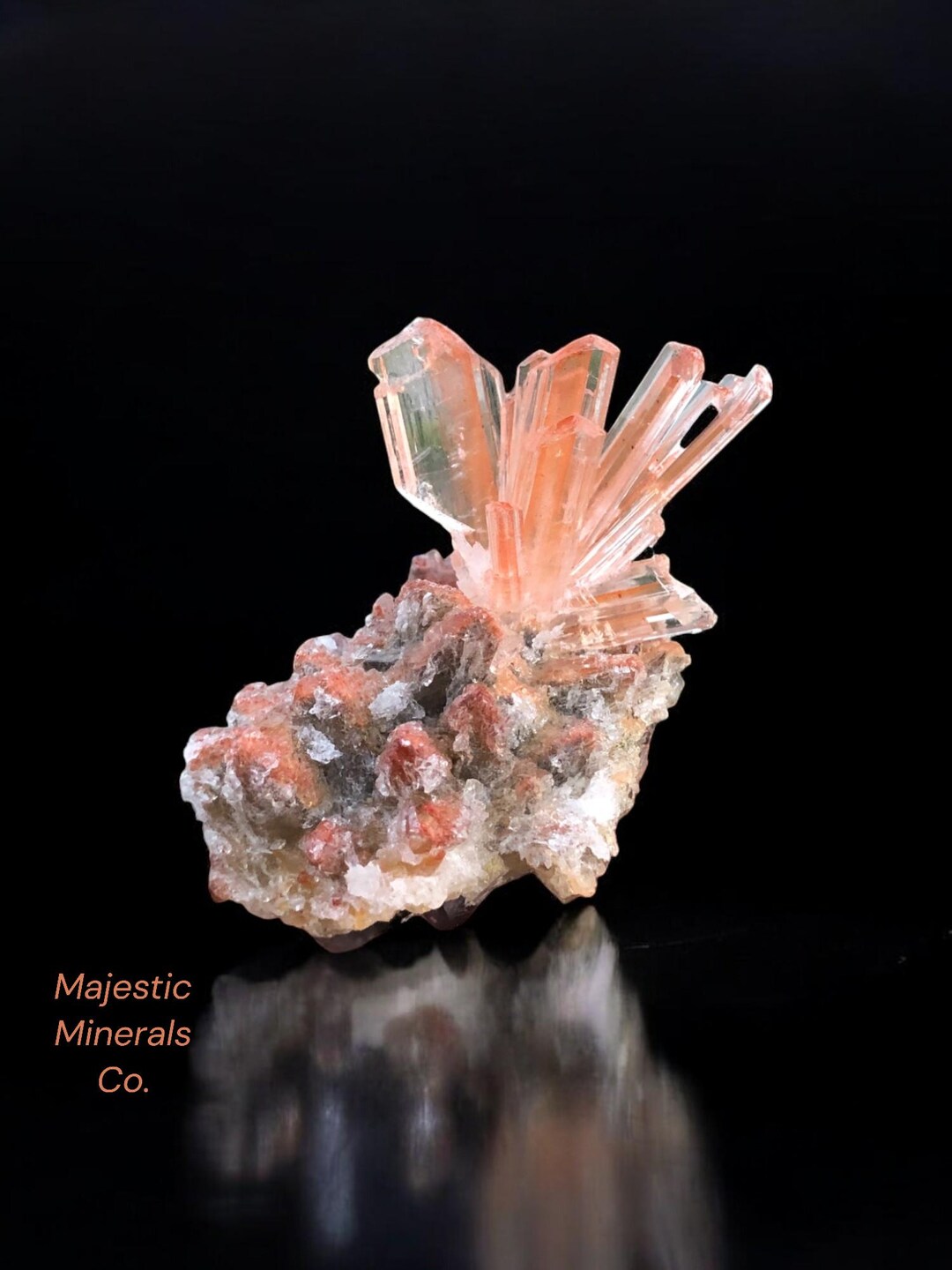 140 Gram Natural Extremely Rare Selenite Crystals Cluster on Mother ...