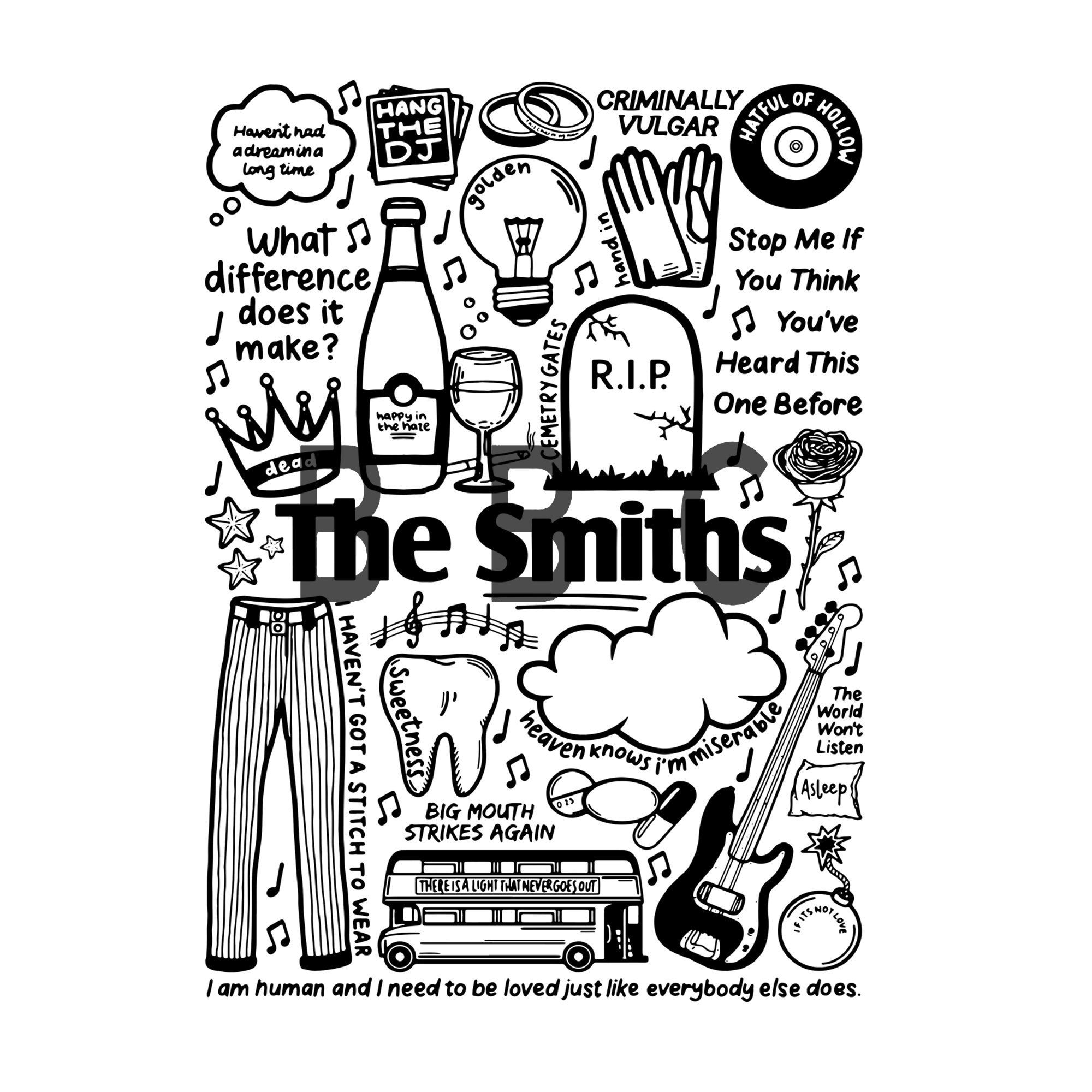 The Smiths the Smiths PNG the Smiths SVG the Smiths Drawing - Etsy Canada