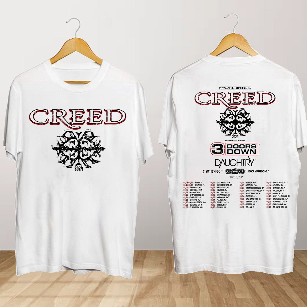 Creed 2024 Tour Summer of 99 Tour Shirt, Creed Concert Shirt sold by ...