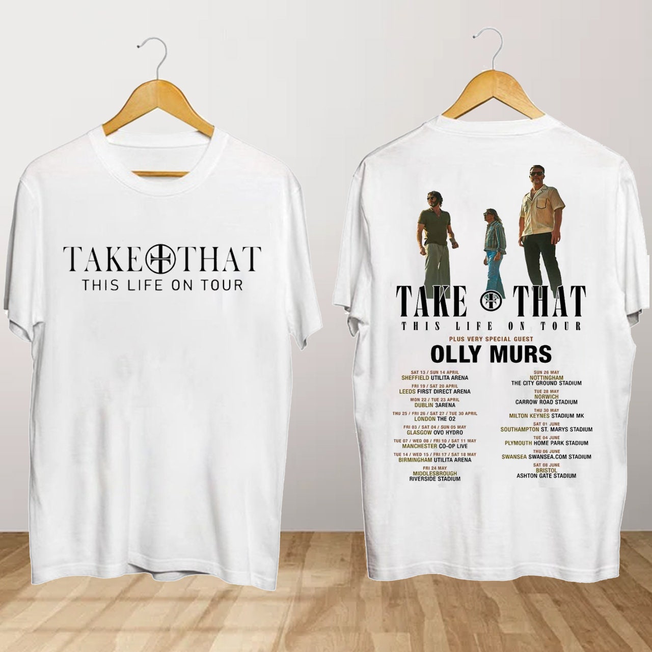Take That This Life on Tour 2024 T Shirt, Take That Concert Shirt sold ...