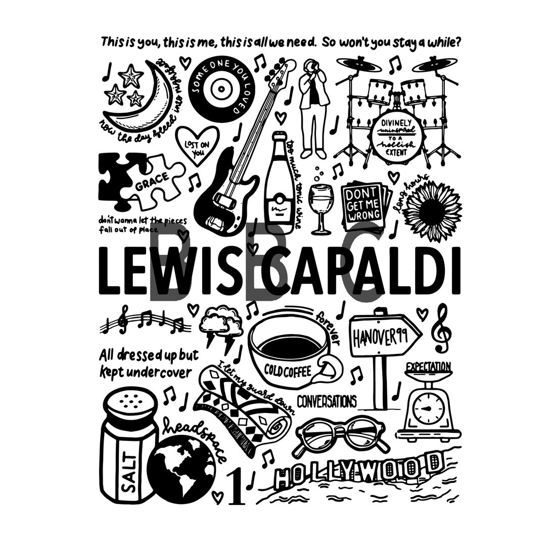 Lewis Capaldi Lewis Capaldi PNG Lewis Capaldi SVG Lewis - Etsy