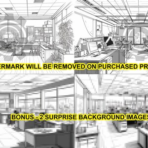 Zoom Technical Drawing Virtual Background for Office Digital Art for ...