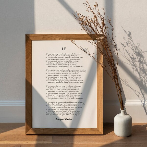 Framed Poem - Etsy