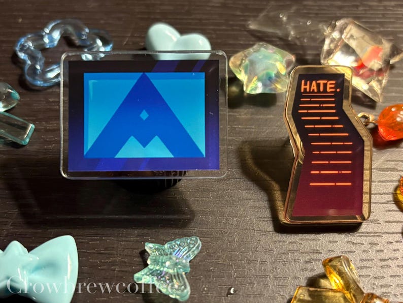 AM Allied Mastercomputer IHNMAIMS 1.5” Acrylic Pin Set (2pcs) - Etsy
