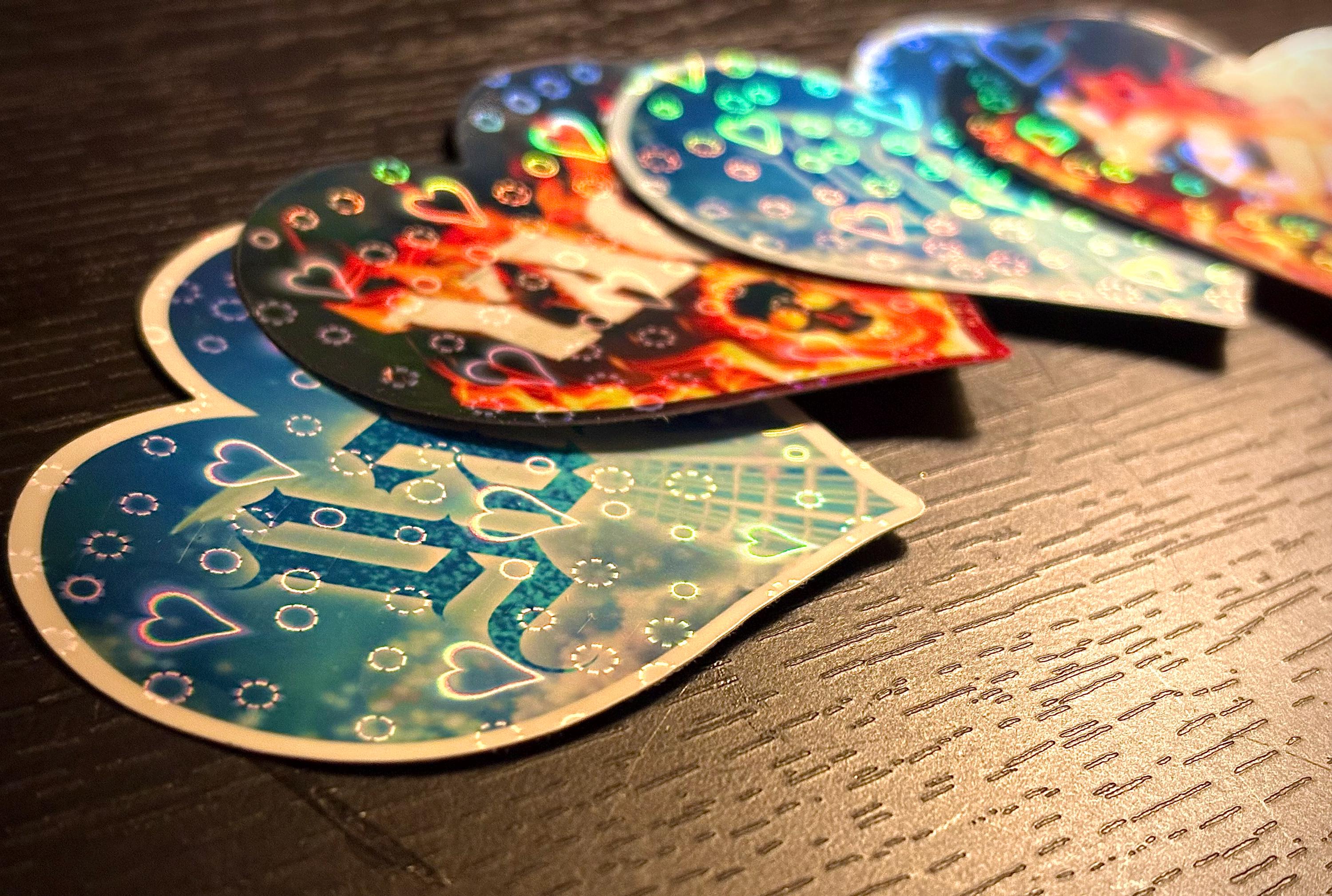 YAOI/YURI Holographic 3” Waterproof Stickers - Etsy
