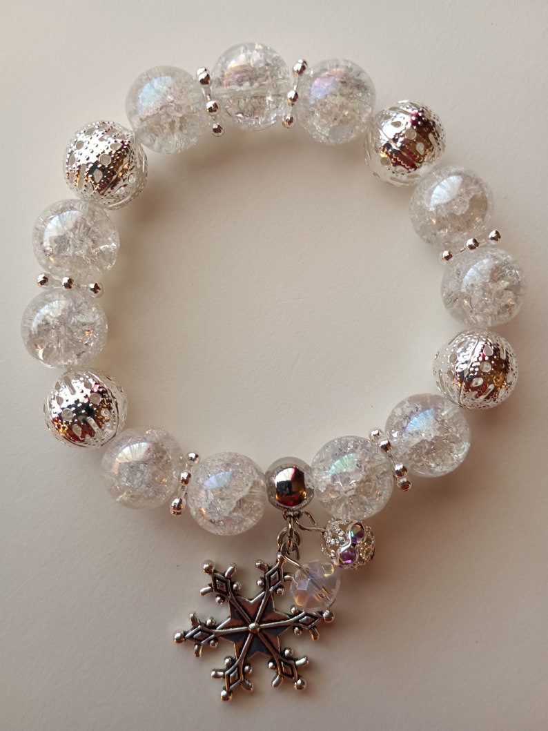 ICY Snowflake Holiday Bracelet - Etsy