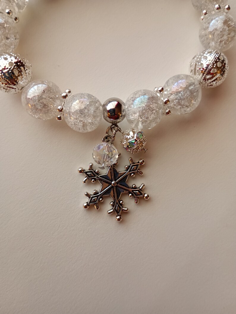 ICY Snowflake Holiday Bracelet - Etsy