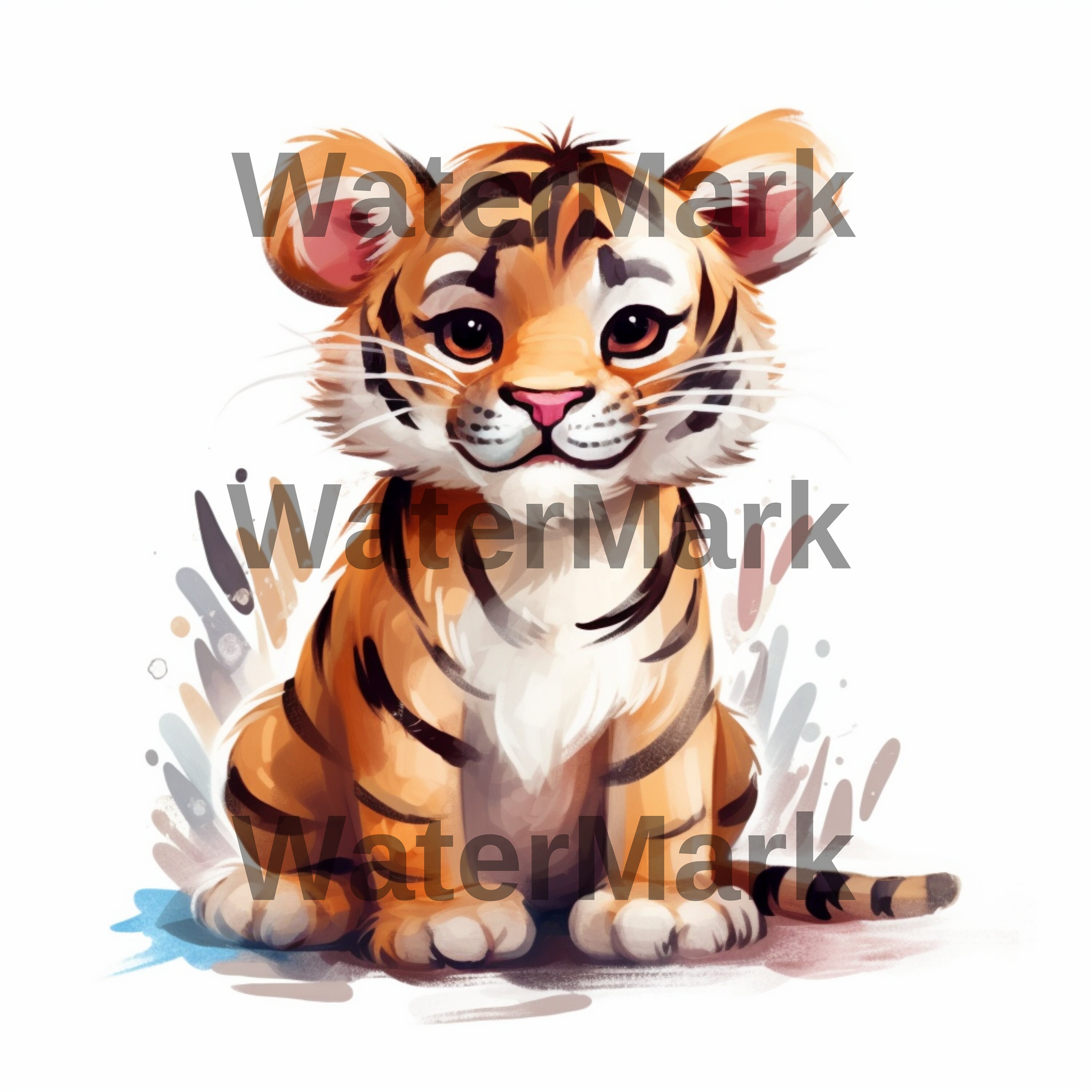 45 + Tiger PNG, Transparent Animal Tiger Clipart, Kids Cartoon Design ...