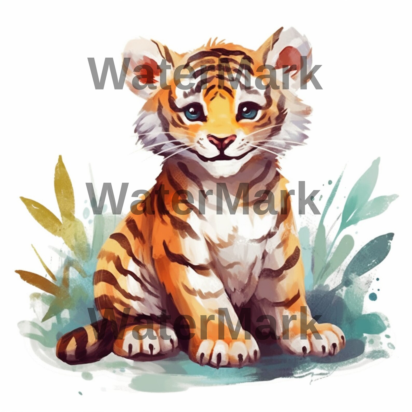 45 + Tiger PNG, Transparent Animal Tiger Clipart, Kids Cartoon Design ...
