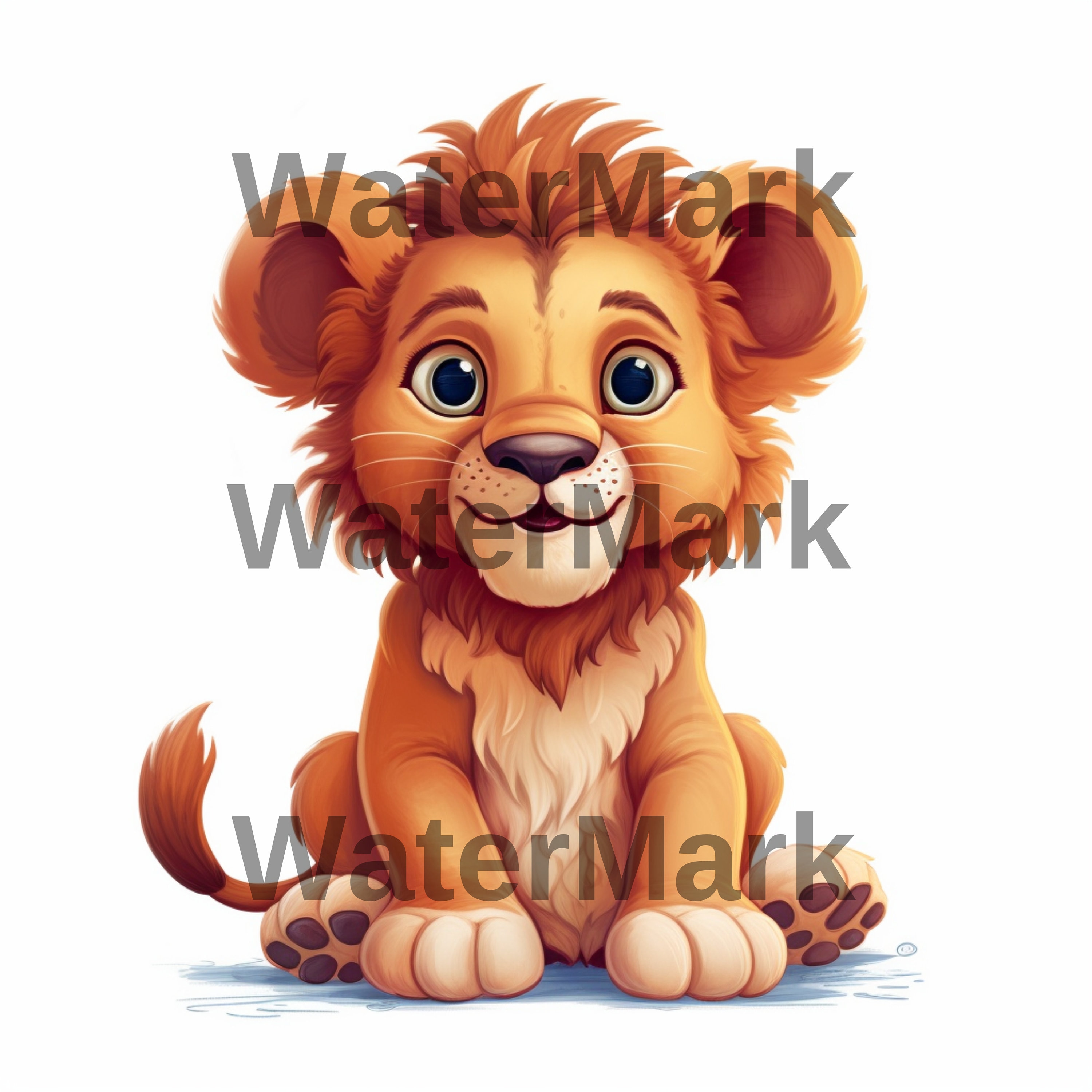 50 + Lion PNG, Transparent Animal Lion Clipart, Kids Cartoon Design ...