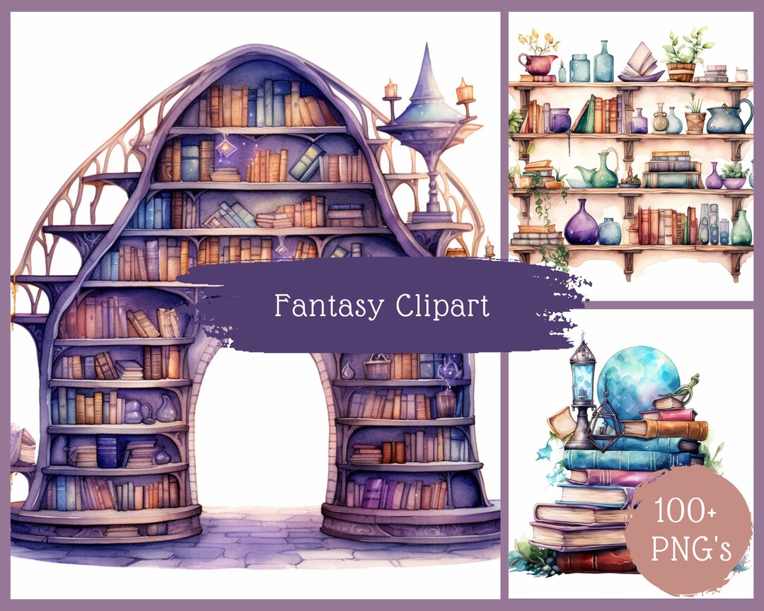 100 + PNG, Transparent Fantasy Clipart, Kids Cartoon Design, Printable ...