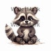 50 Raccoon PNG, Transparent Animal Raccoon Clipart, Kids Cartoon Design ...