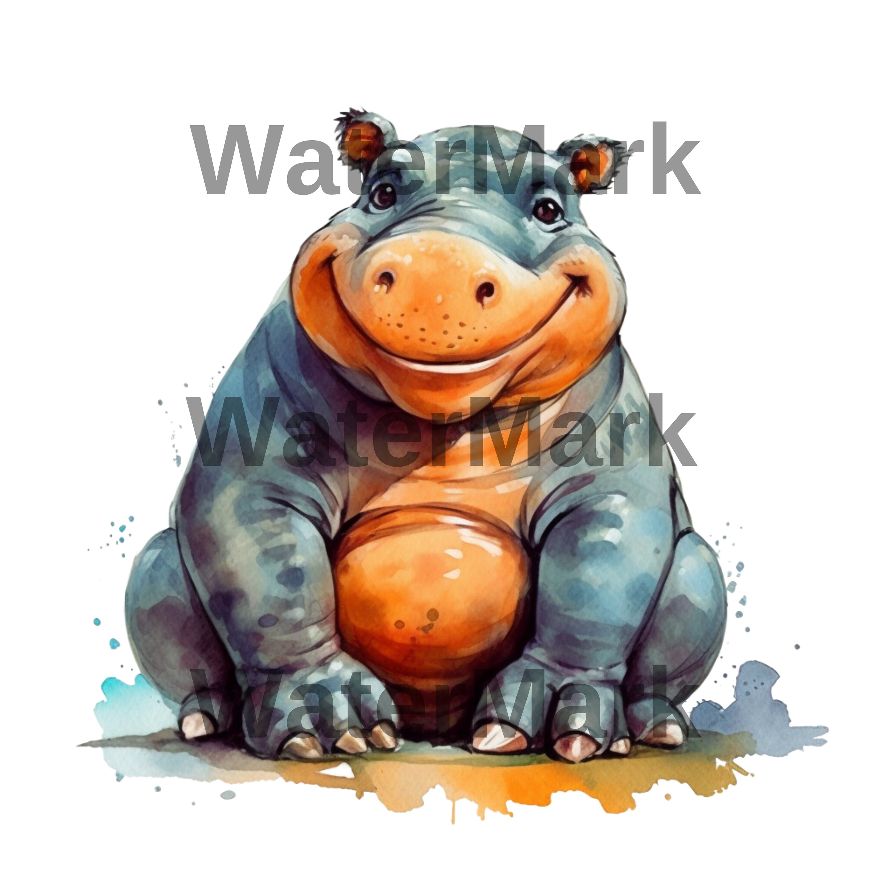 25 + Hippo PNG, Transparent Animal Hippoclipart, Kids Cartoon Design ...