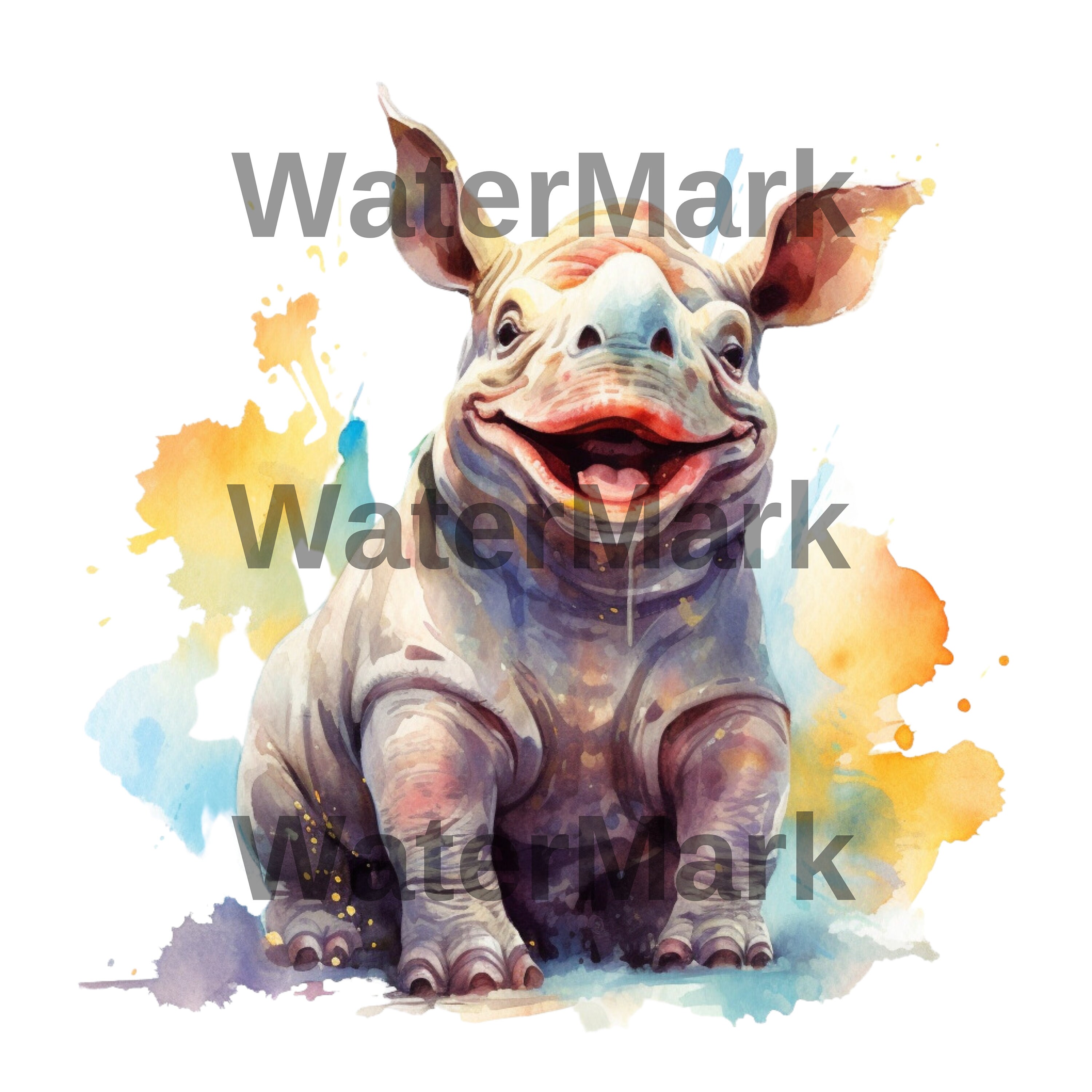 50 + Rhinoceros PNG, Transparent Animal Rhinoceros Clipart, Kids ...