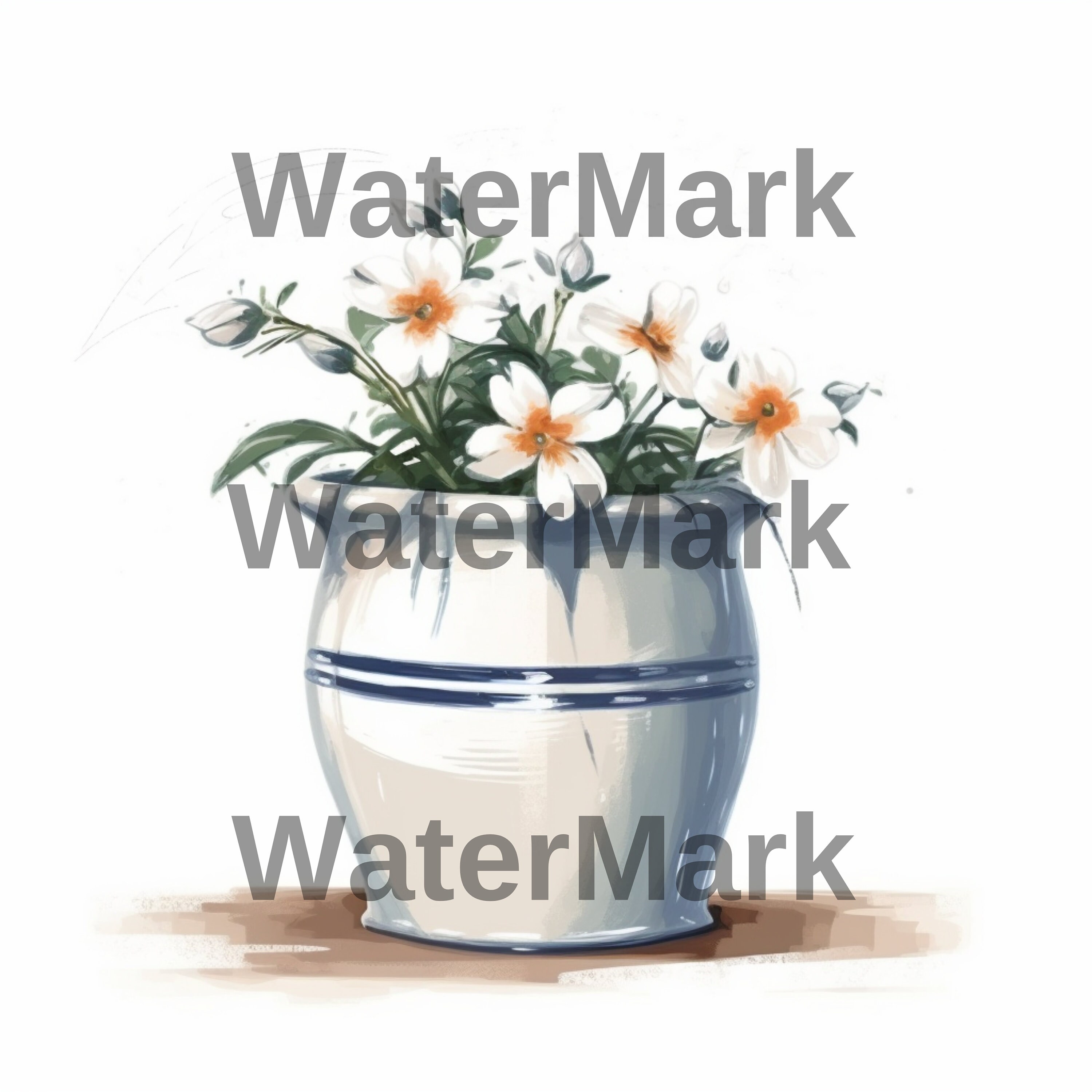 90 + a Pot With Flowers PNG, Transparent Pot With Flowers Clipart, Kids ...