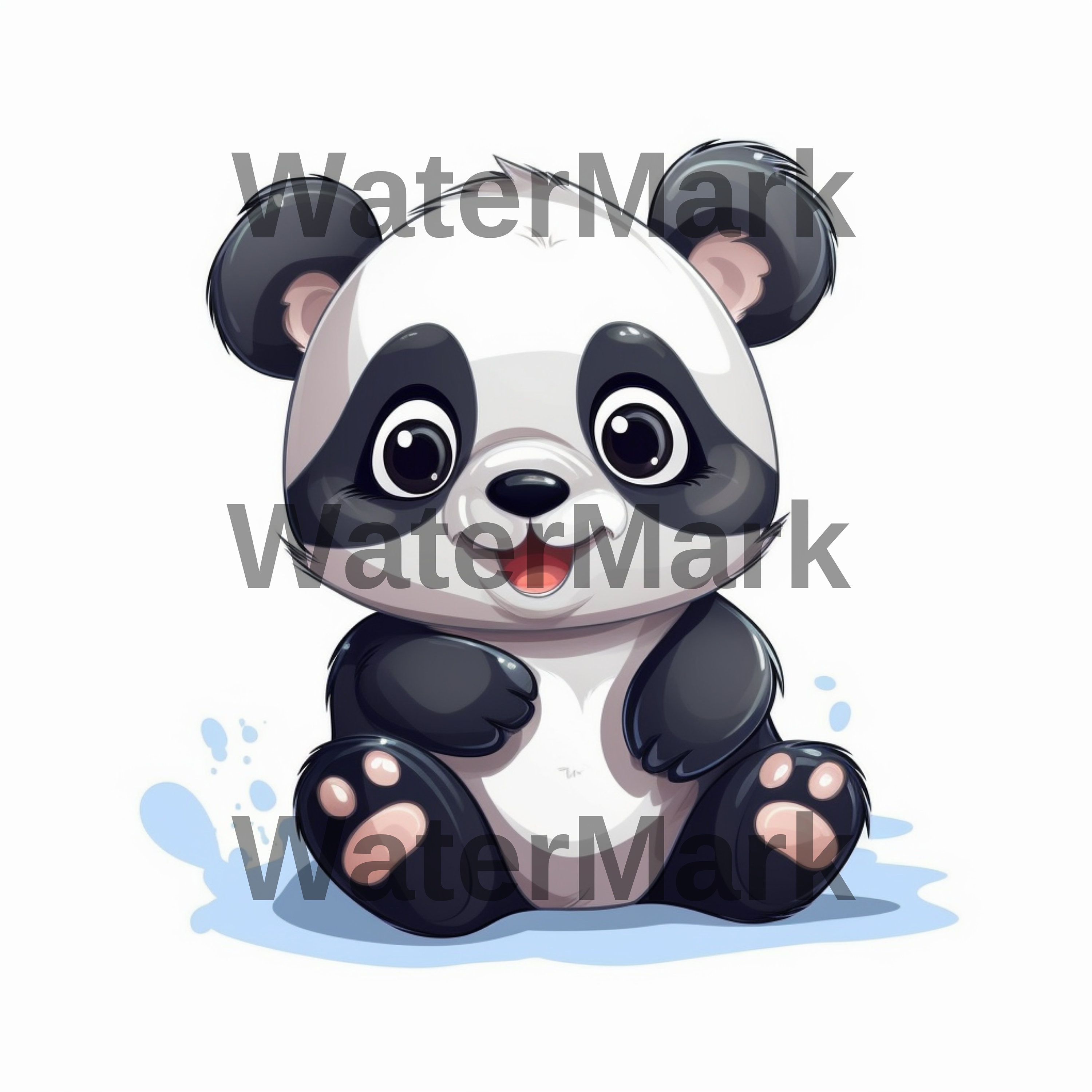 37 Panda PNG, Transparent Panda Clipart, Kids Cartoon Design, Printable ...