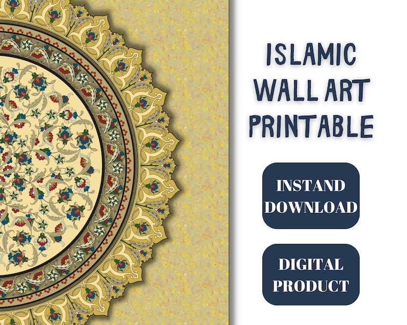 Islamic Wall Art Printable - Etsy