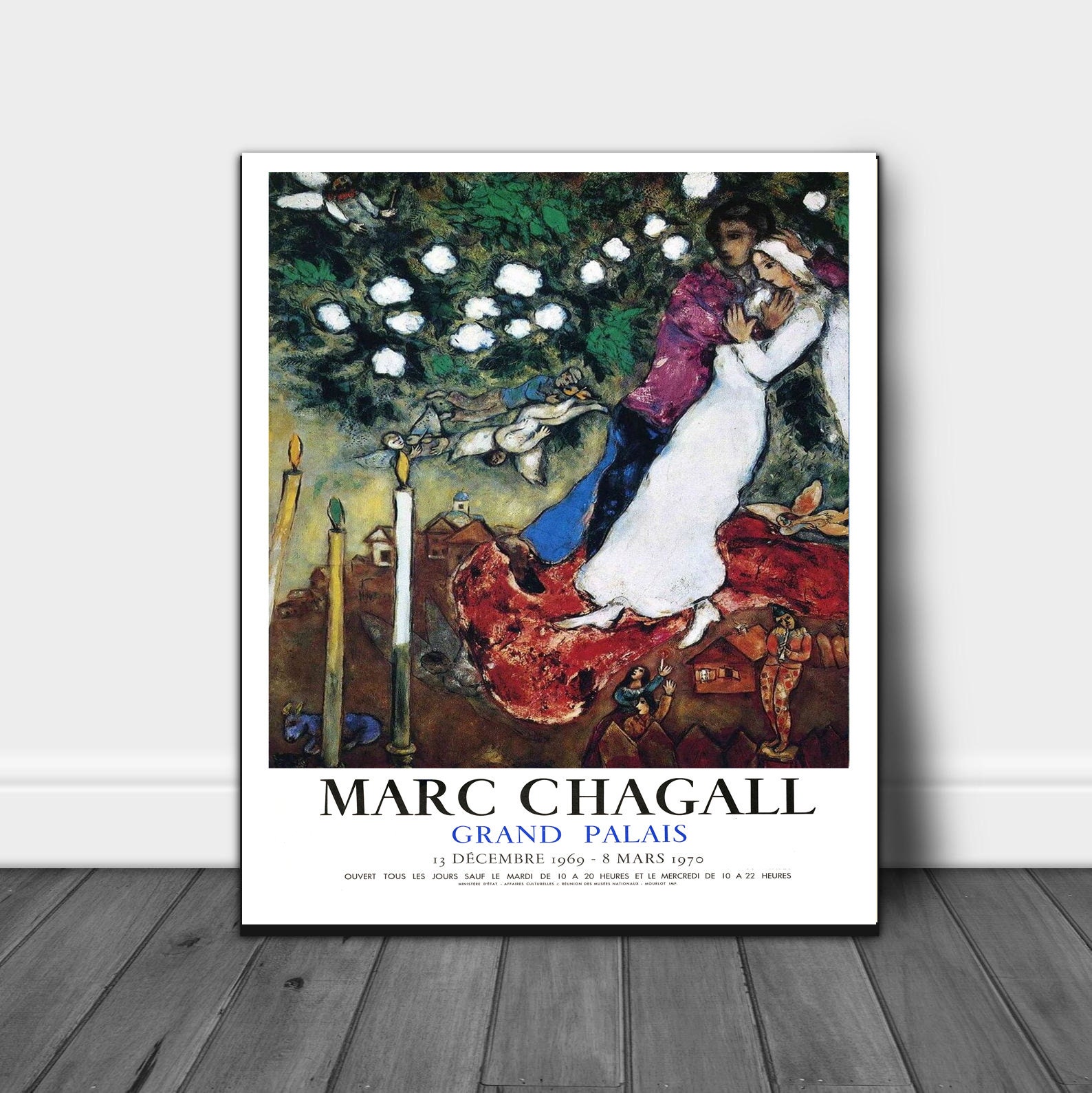 Marc Chagall Art Print Chagall Poster Chagall Paris Print - Etsy