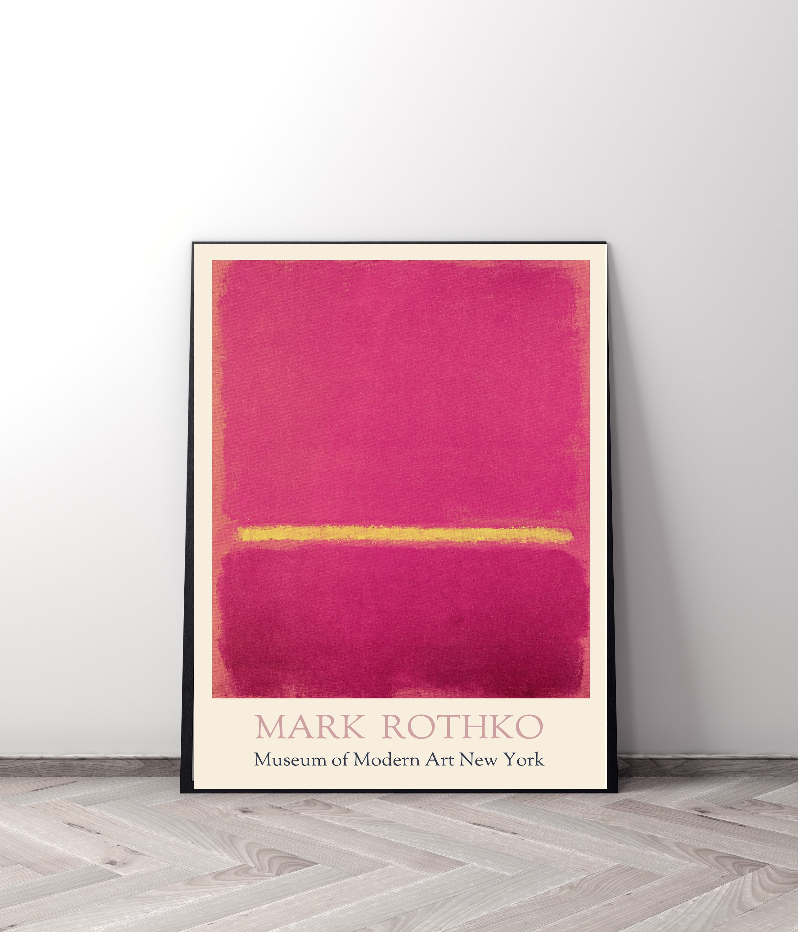Mark Rothko Pink Art Print Rothko Poster Abstract Print - Etsy UK