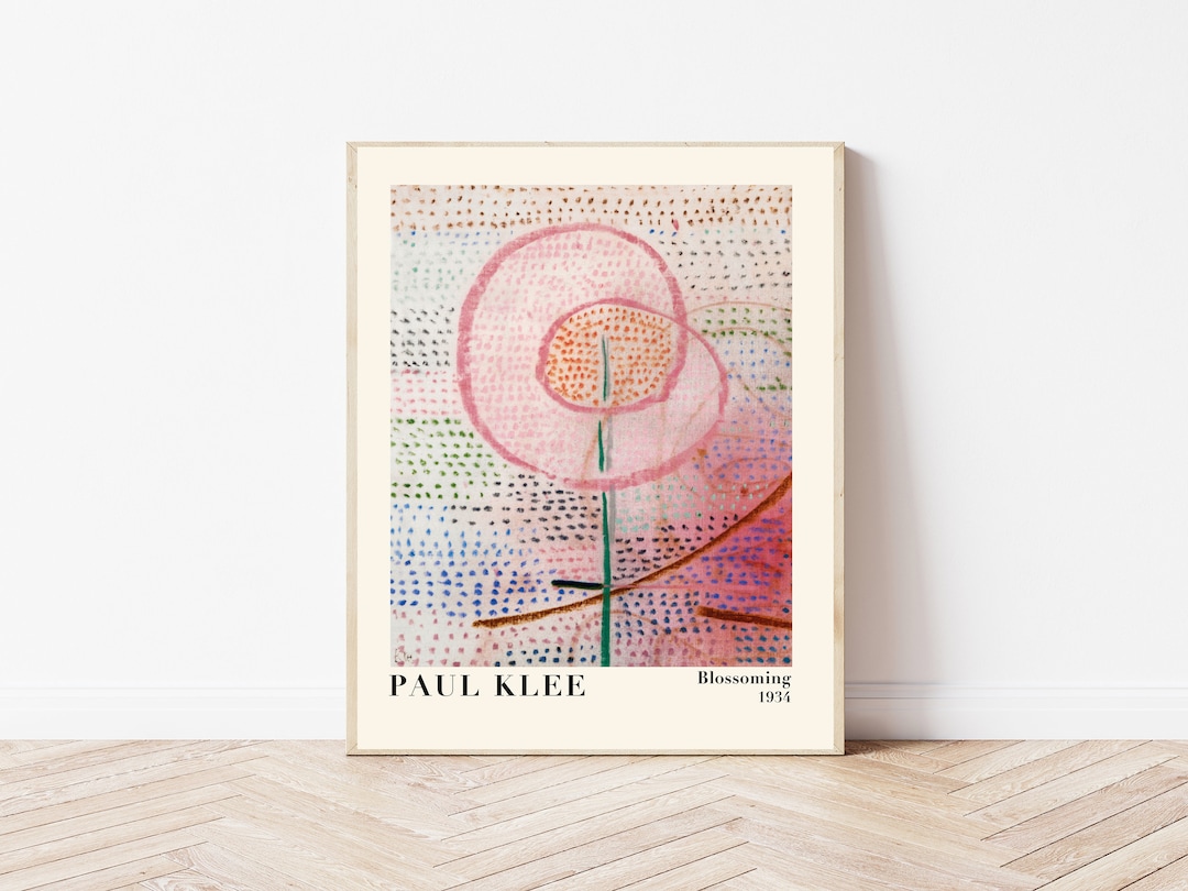 Paul Klee Flower Art Print, Klee Art Print, Flower Art Print, Paul Klee ...