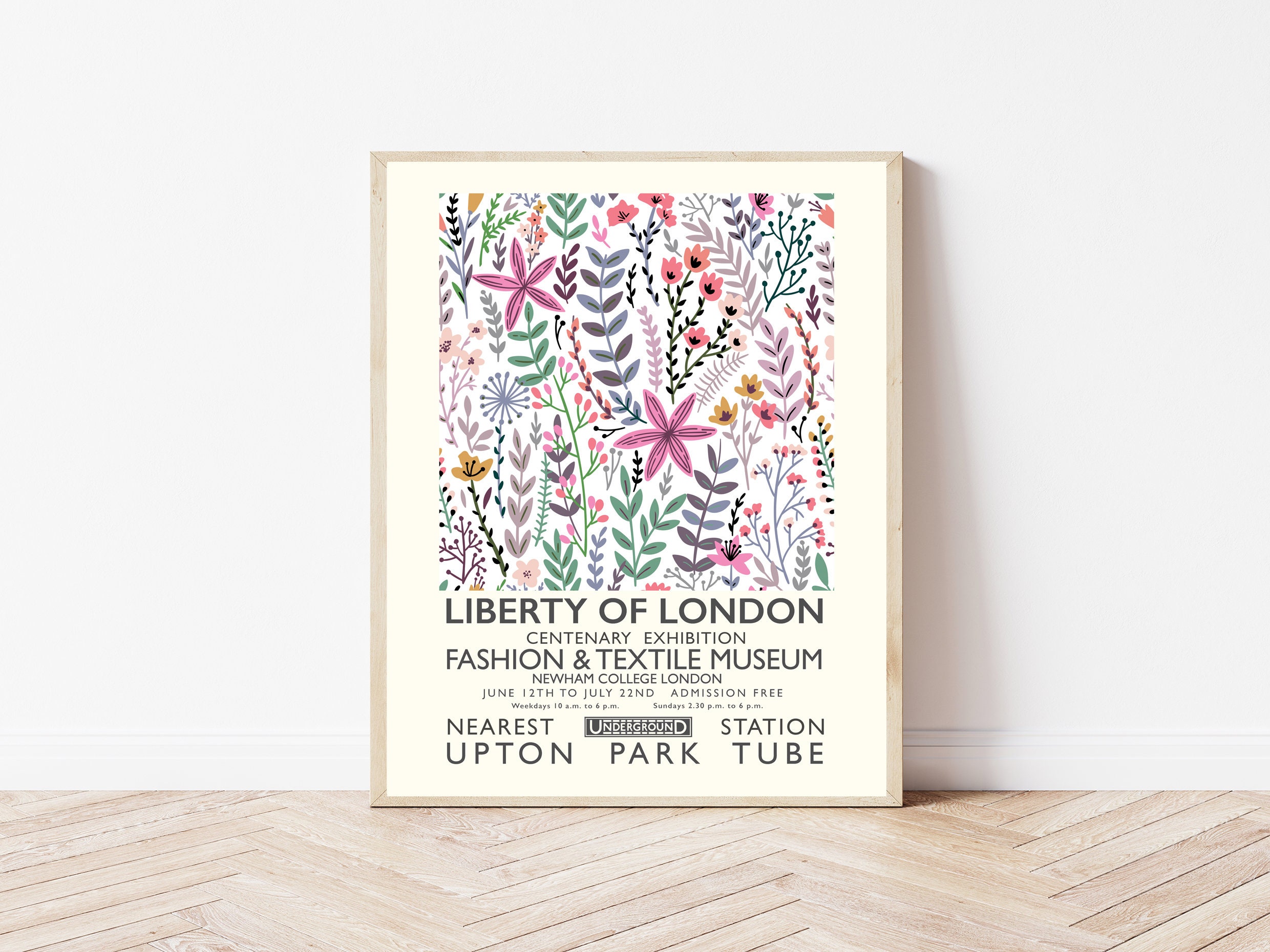 Liberty London Art Print Botanical Art Print Flower Art - Etsy
