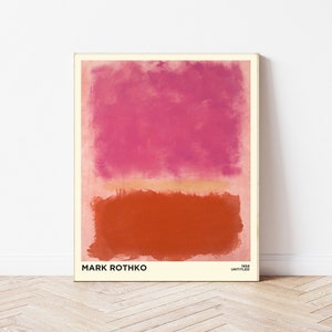 Mark Rothko Purple Art Print, Rothko Poster, Abstract Print, Wall Decor ...