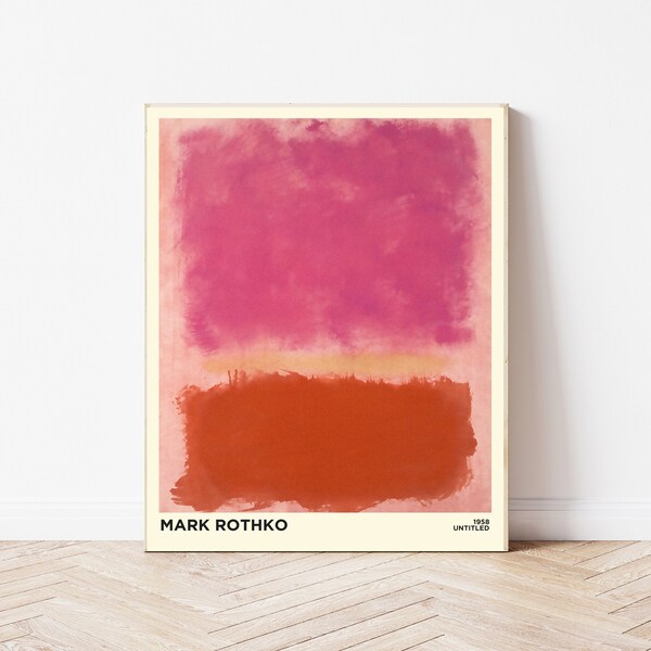 Mark Rothko Purple Art Print, Rothko Poster, Abstract Print, Wall Decor ...