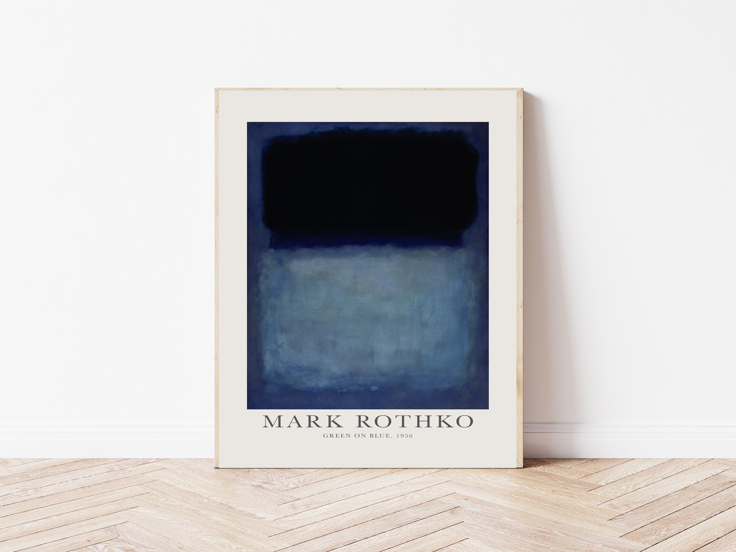Mark Rothko Blue Art Print, Rothko Poster, Abstract Print, Wall Decor ...