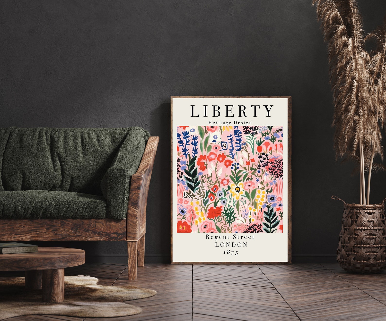 Liberty London Art Print, Botanical Art Print Flower Art Print, Liberty ...