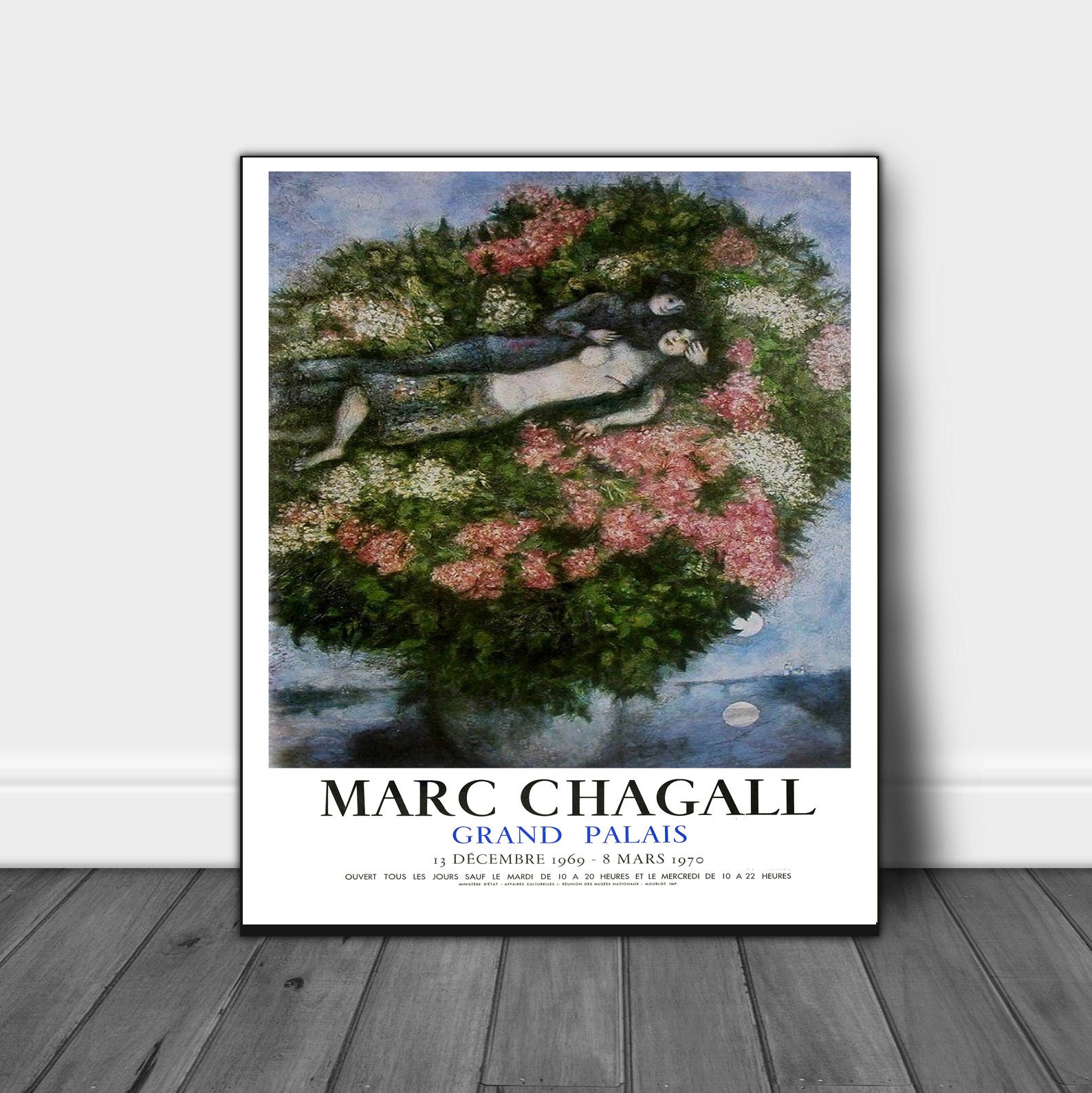 Marc Chagall Art Print Chagall Poster Chagall Paris Print - Etsy