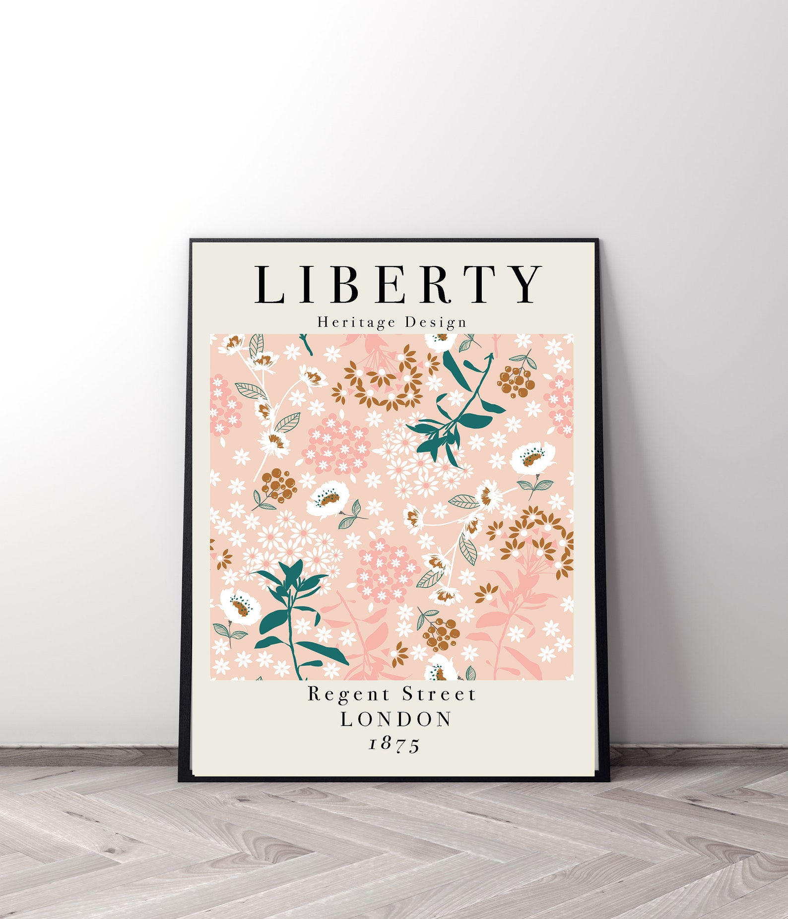 Liberty London Art Print, Botanical Art Print Flower Art Print, Liberty ...